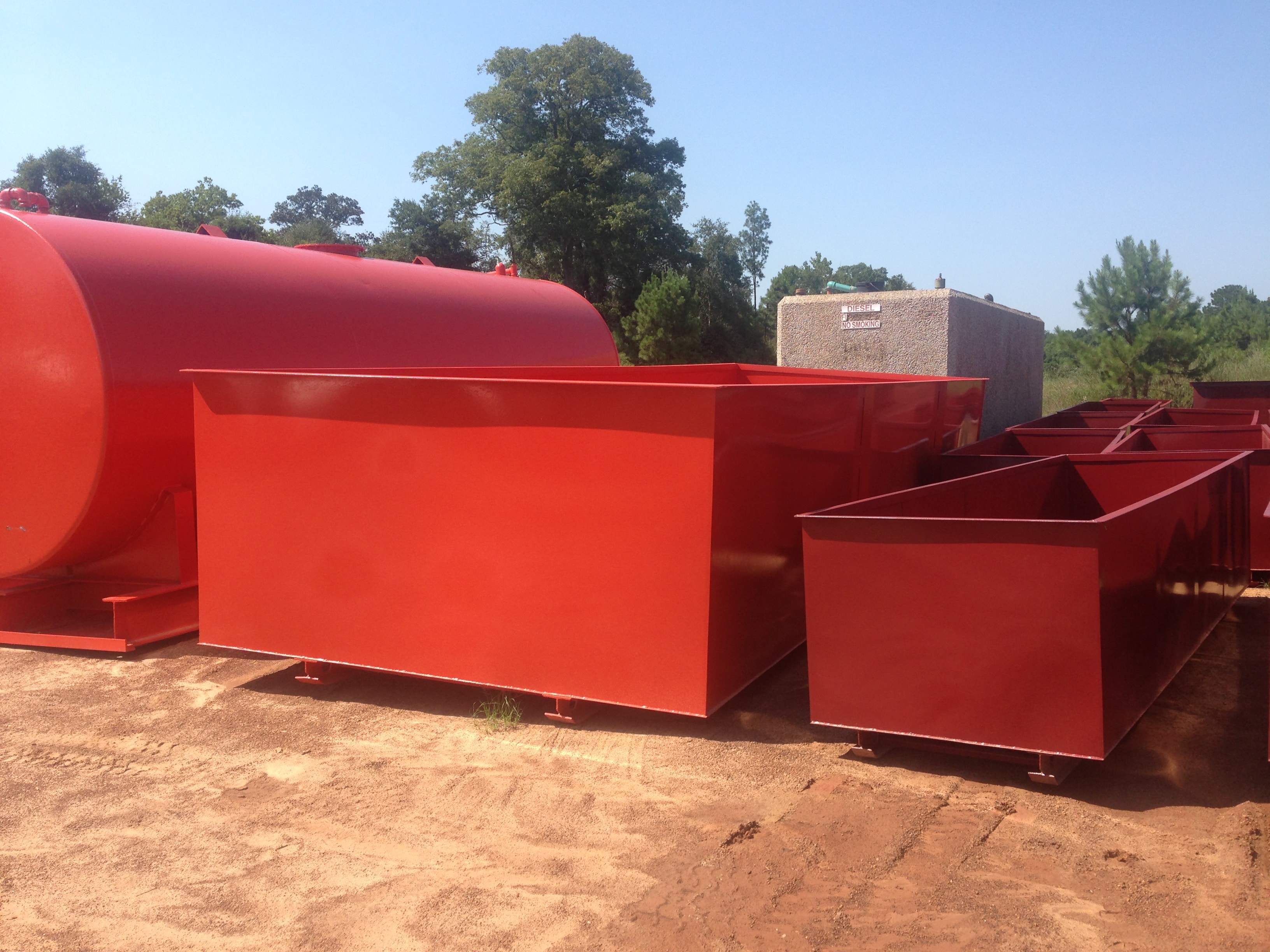 Containment Pans for Equipment Sales in Texas