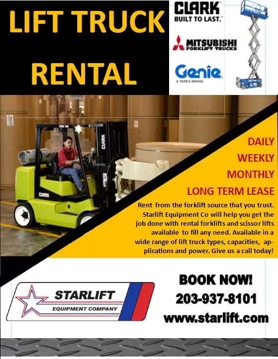 Aerial Work Platforms & Forklift Rentals | Starlift in CT & MA