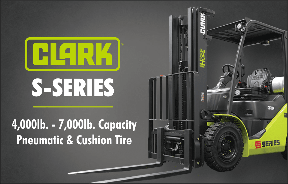 CLARK S-Series S20-S35 Cushion & Pneumatic Tire IC Forklifts