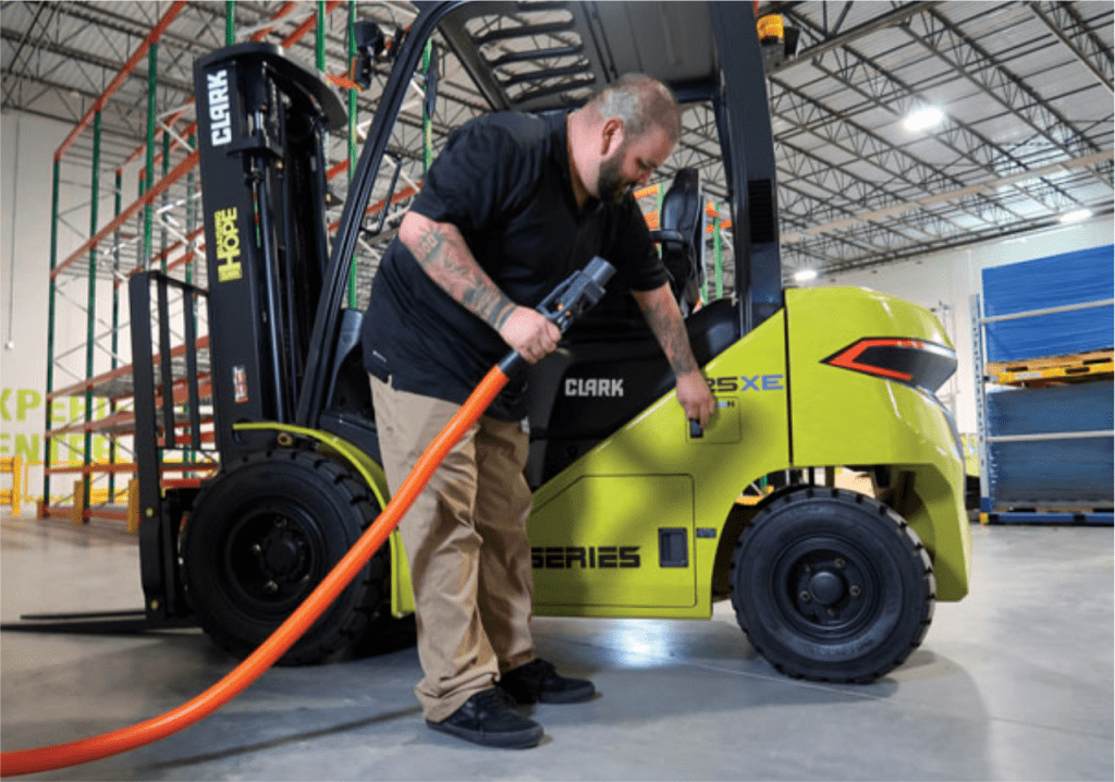 CLARK S25XE-S35XE Lithium Powered Electric Forklift