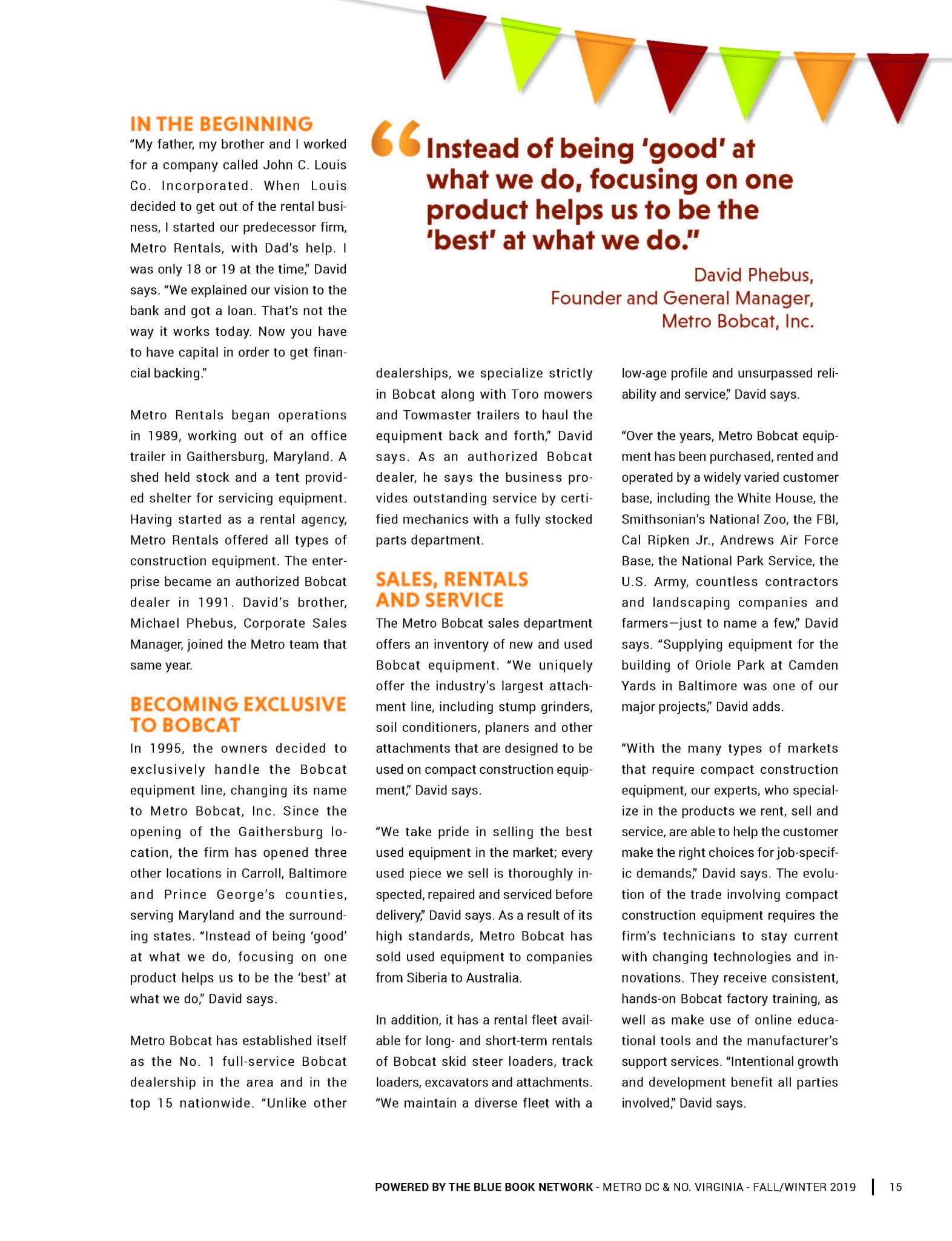 About Metro Bobcat | Bobcat Equipment Dealer in Maryland