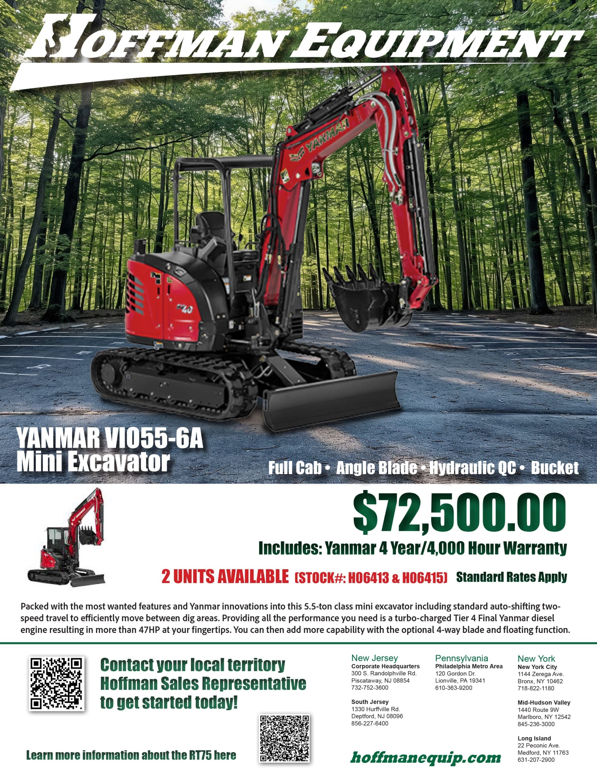 Browse Heavy Equipment Sales | Monthly Specials & Promos NY, PA & NJ