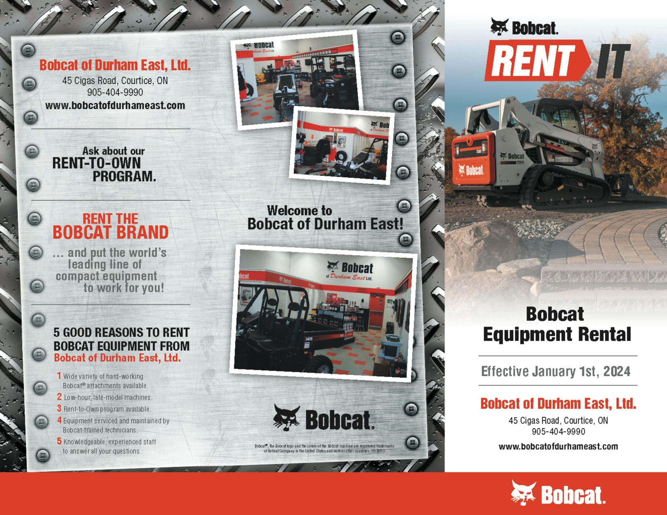 Bobcat Rentals - Skid Steers, Loaders & Excavators in Ontario