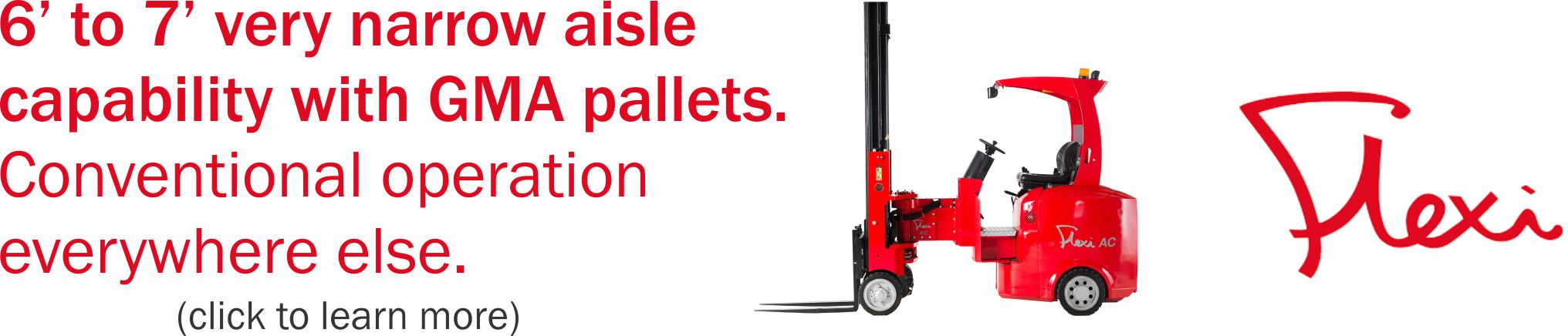 Flexi Articulating Mast Forklifts