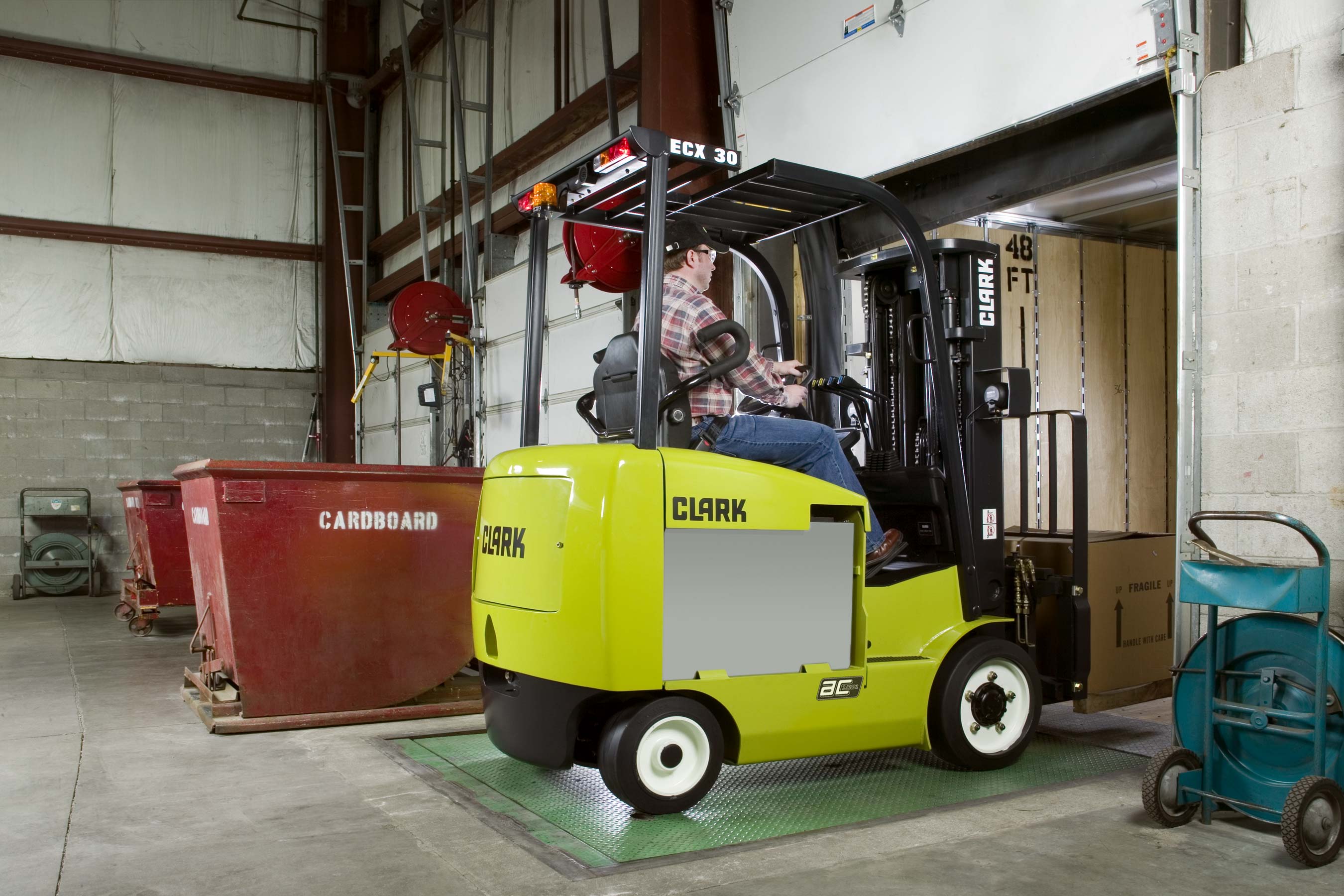 CLARK ECX Cushion Tire Electric Forklift | Tri-Lift Industries