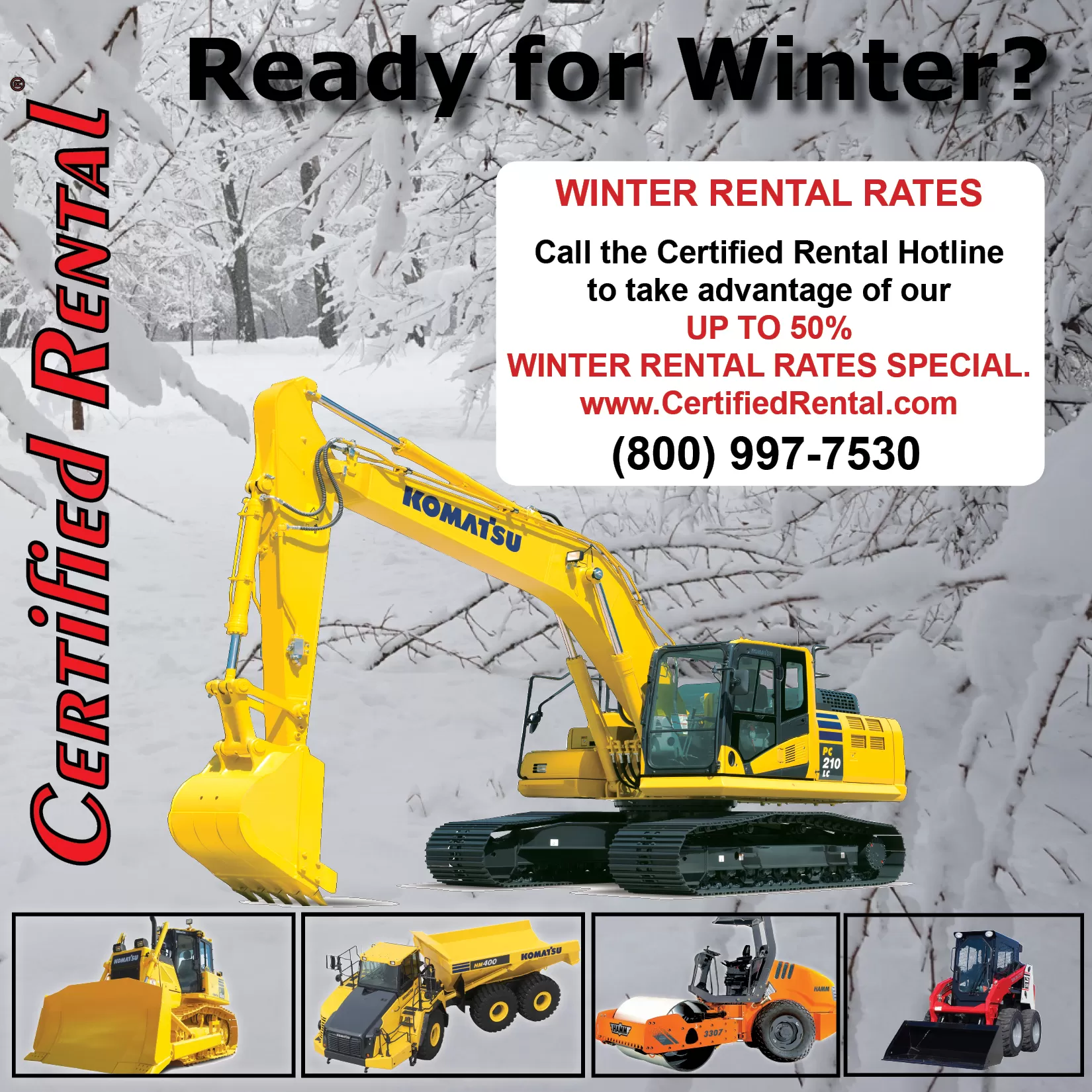 Manufacturer promotions available at Certified Rental